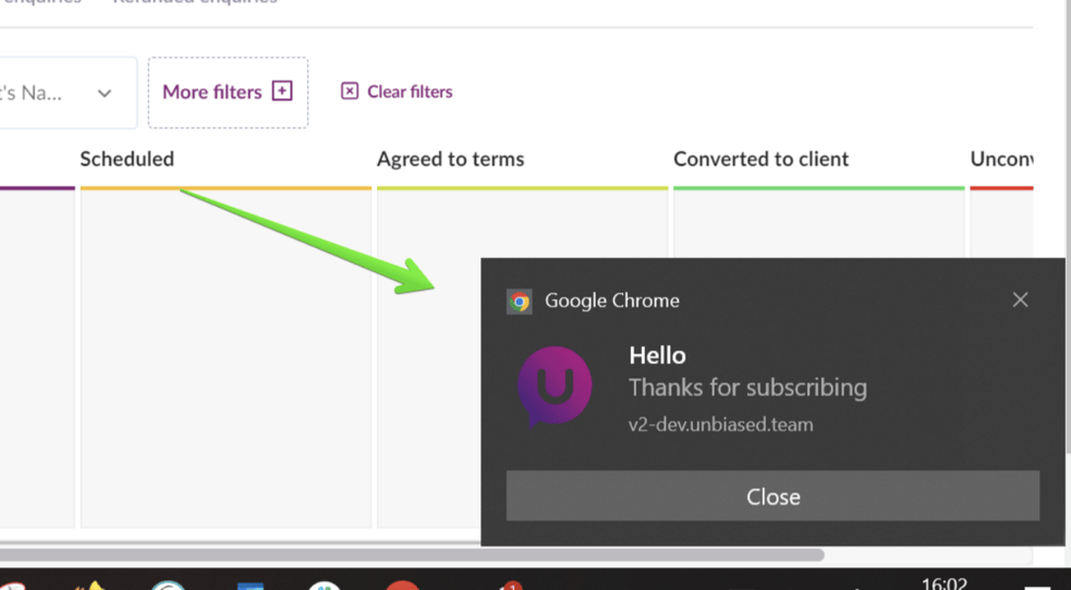🔔 Get enquiry alerts on your mobile and desktop with push notifications