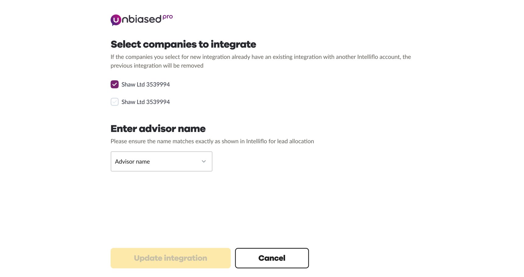 🔗 How-To Guide for intelliflo integration