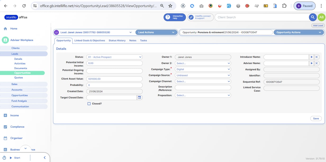 🔗 How-To Guide for intelliflo integration